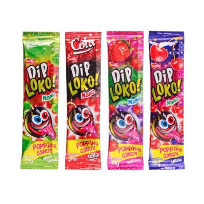 Balas Explosivas Dip Loko Nano Popping Candy – PETEKA